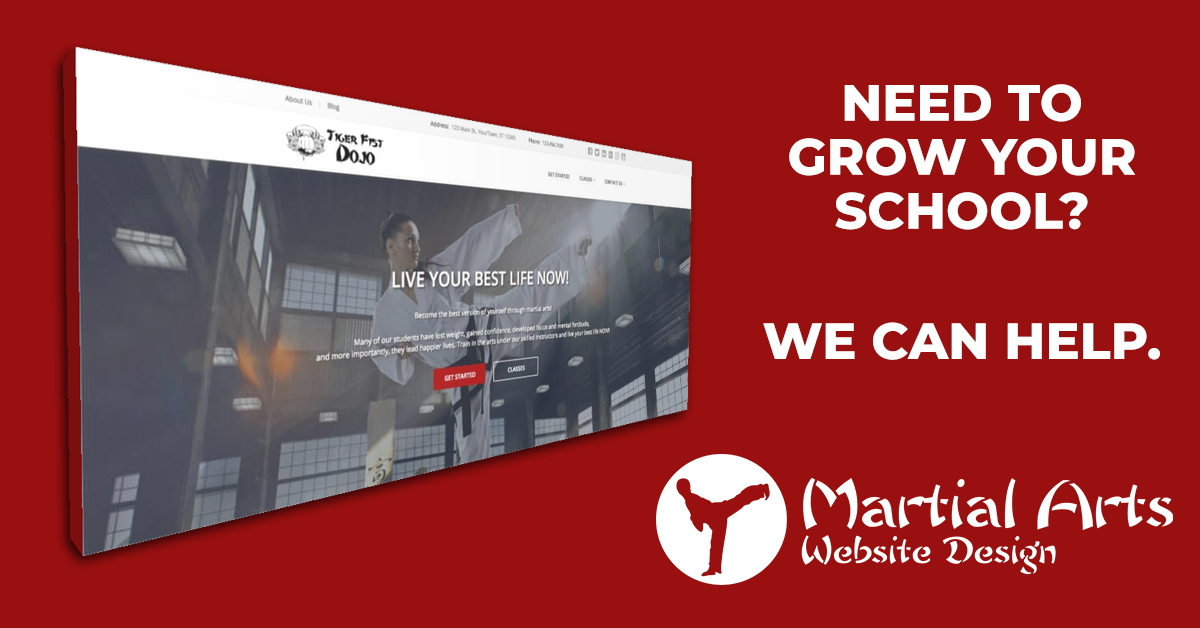 Martial Arts Websites by Martial Arts Website Design