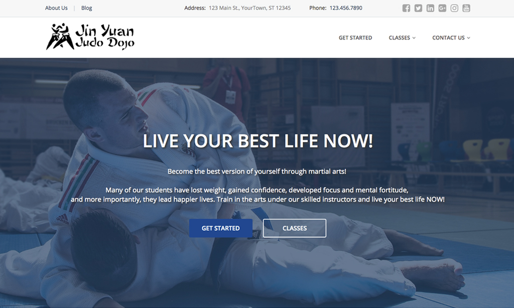 Martial Arts Websites by Martial Arts Website Design